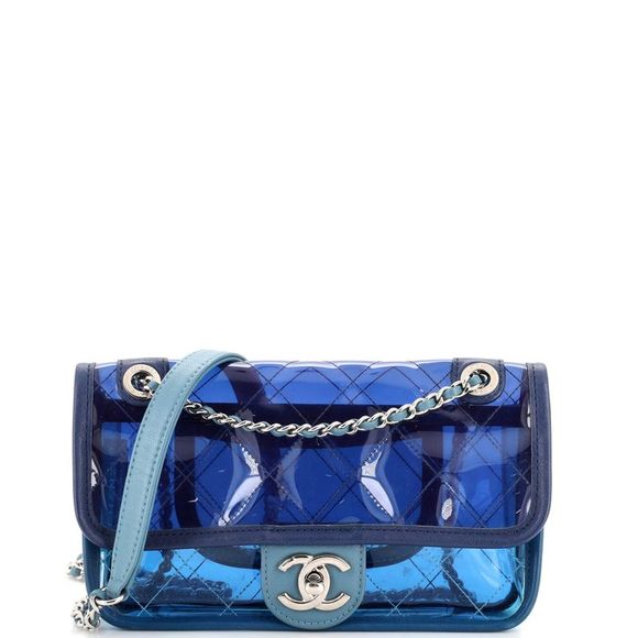 CHANEL | Bags | Chanel Coco Splash Flap Bag Quilted Pvc With Lambskin ...